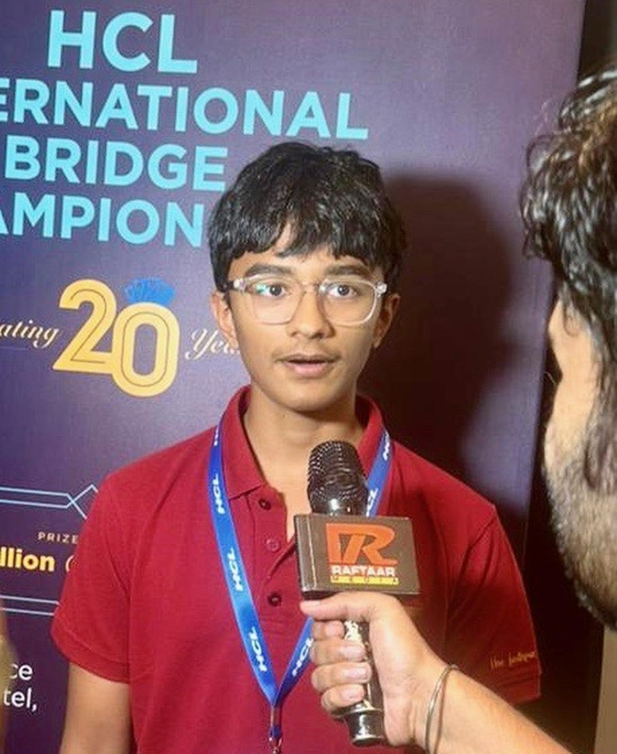 Anshul Bhatt — the bright star of Indian bridge - The Hindu